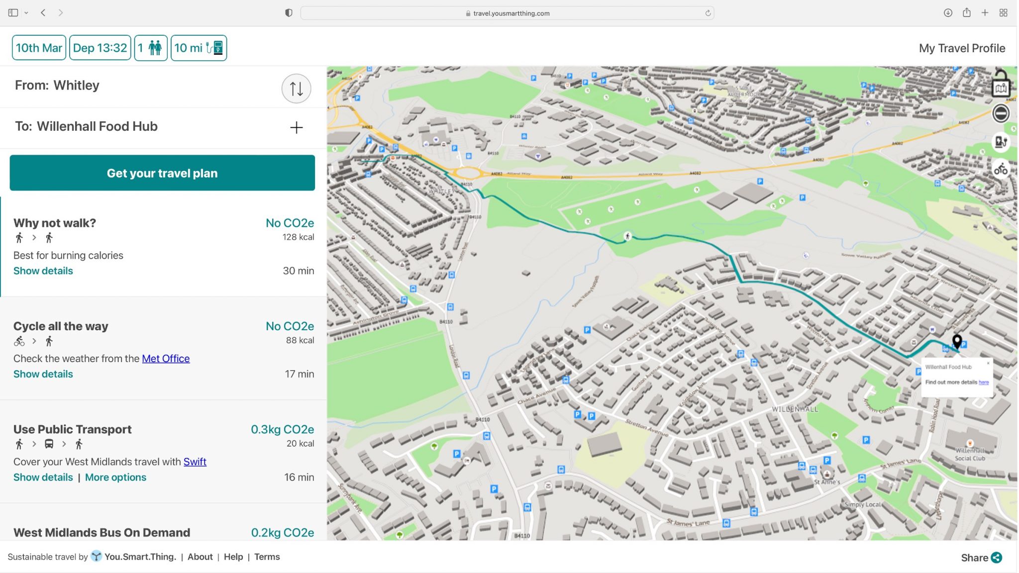 Improving Access to Food Hubs Across Coventry - You. Smart. Thing.